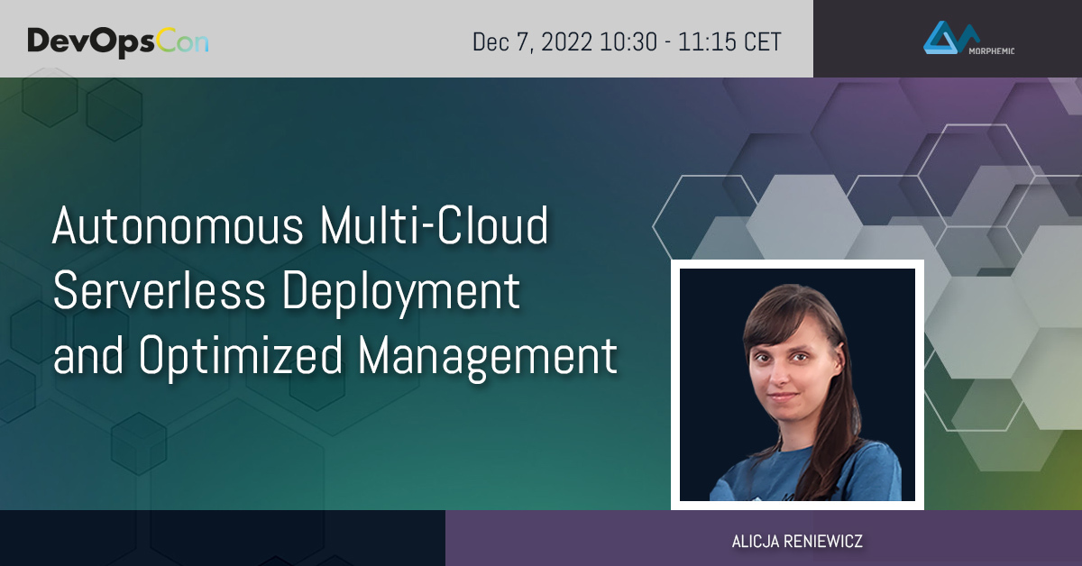 Register to MORPHEMIC session and workshop on DevOpsCon Munich 2022